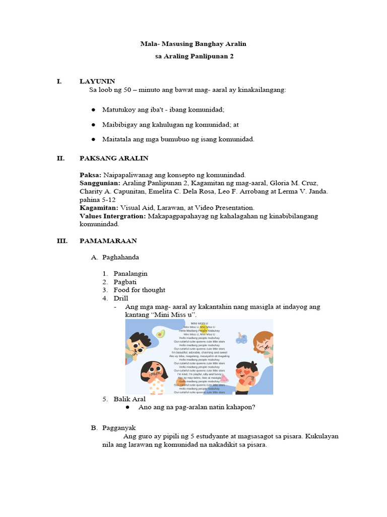 AP LESSON PLAN Grade2 Ivyjean | PDF
