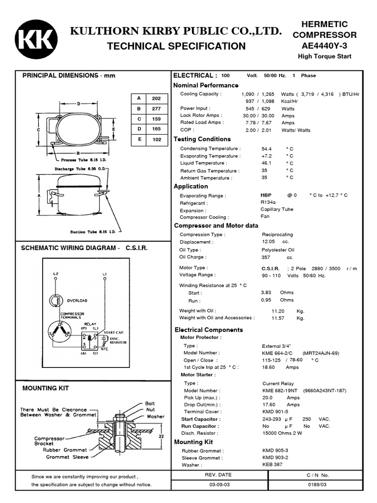 Ae4440y 3 | PDF | Electric Motor | Capacitor