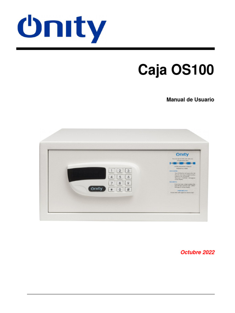 OS100 + MMU Manual Usuario V1.4 | PDF | Marca comercial | Derechos de autor
