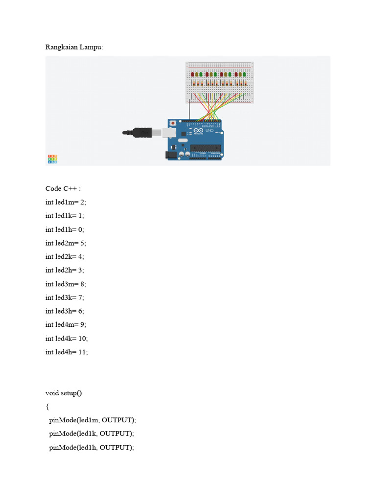 Projek Lampu Lalu Lintas | PDF | Computer Programming | Software ... Projek Lampu Lalu Lintas | PDF | Computer Programming | Software ...