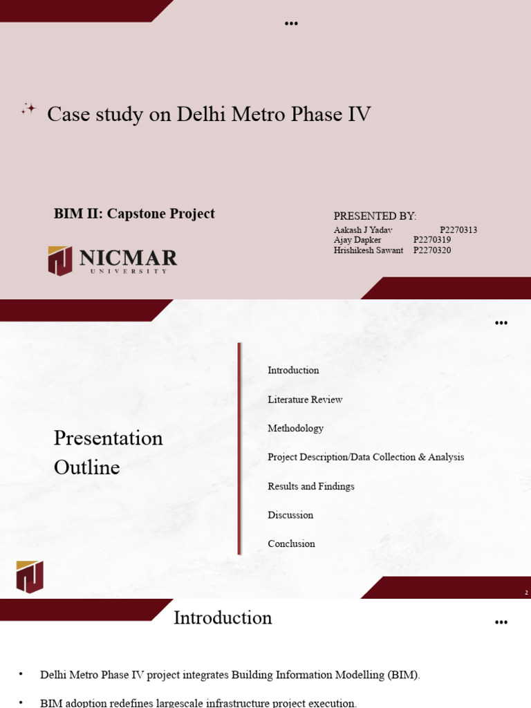 BIM II Capstone Project DelhiMetro | PDF | Building Information Modeling