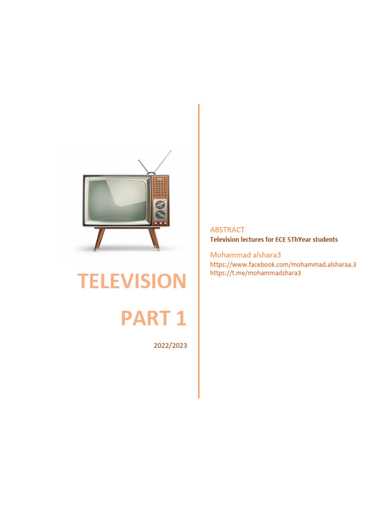 Televion Part1 | PDF