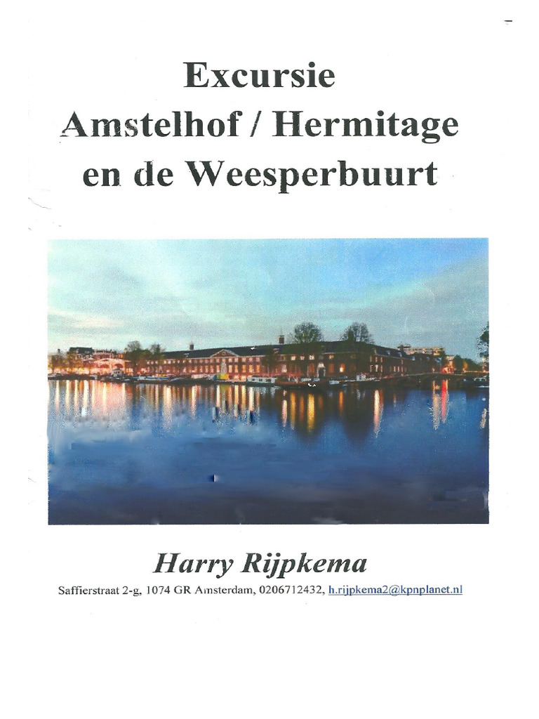 Amstelhof Hermitage | PDF