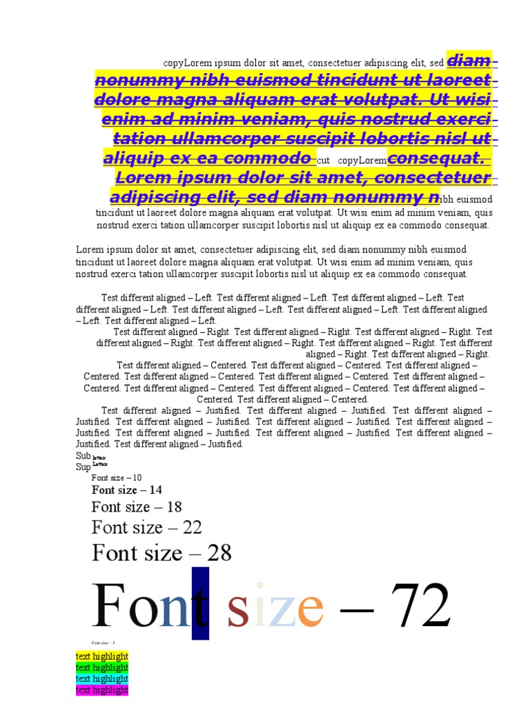 Font Size - 22 | PDF | Typefaces | Publishing