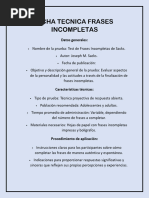 Ficha Técnica del Test Shipley-2 | PDF