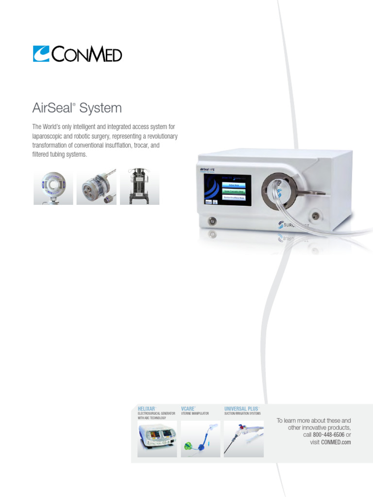 AirSeal System Brochure | PDF | Surgery | Medical Procedures
