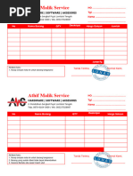 Nota Rumah Makan Word Siap Print | PDF