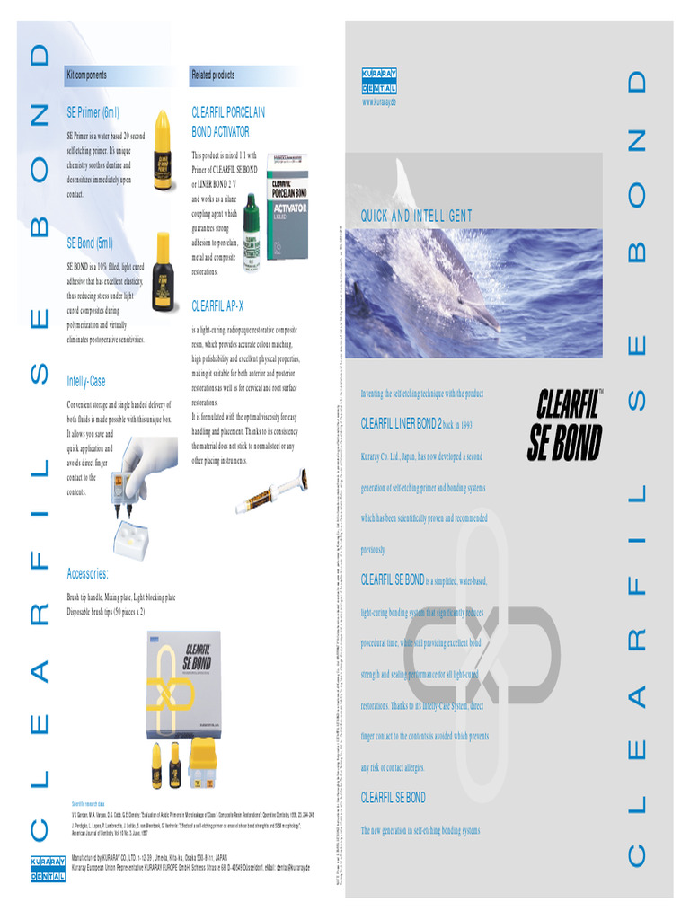 Clearfil SE Bond | PDF | Dental Composite | Building Engineering