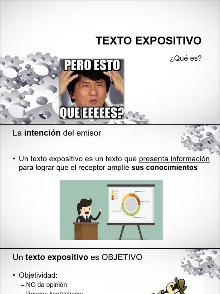 Características del Texto Expositivo | PDF