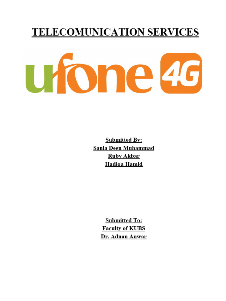 UFONE | PDF | Roaming | Outsourcing