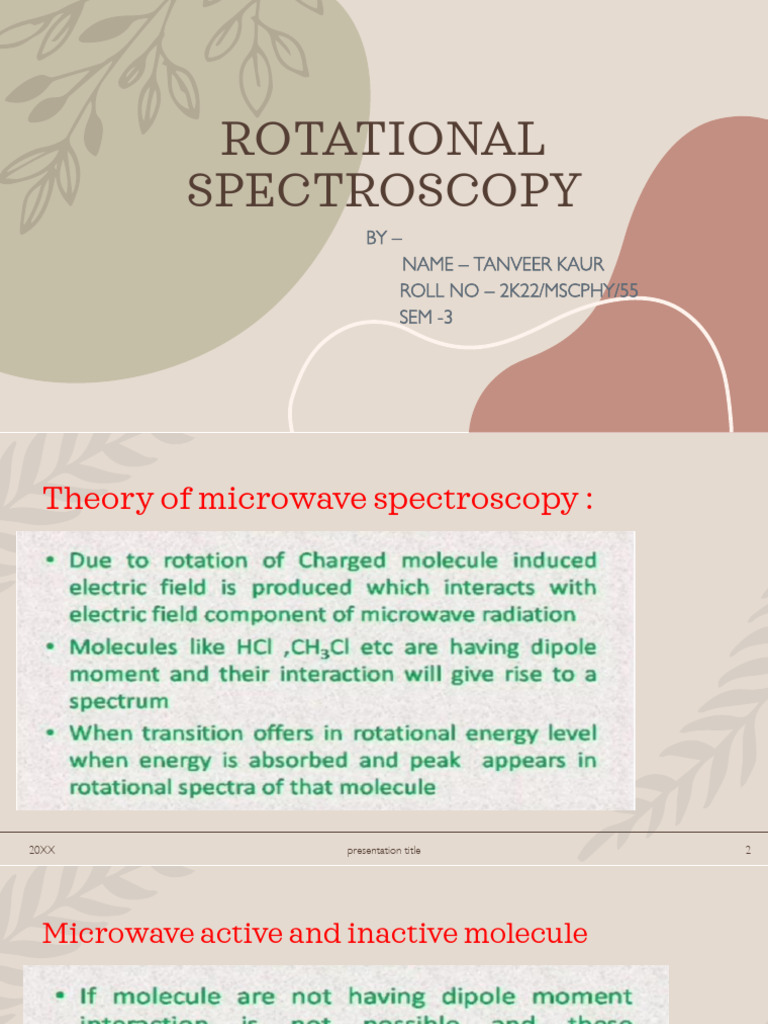 Non Rigid Rotator | PDF