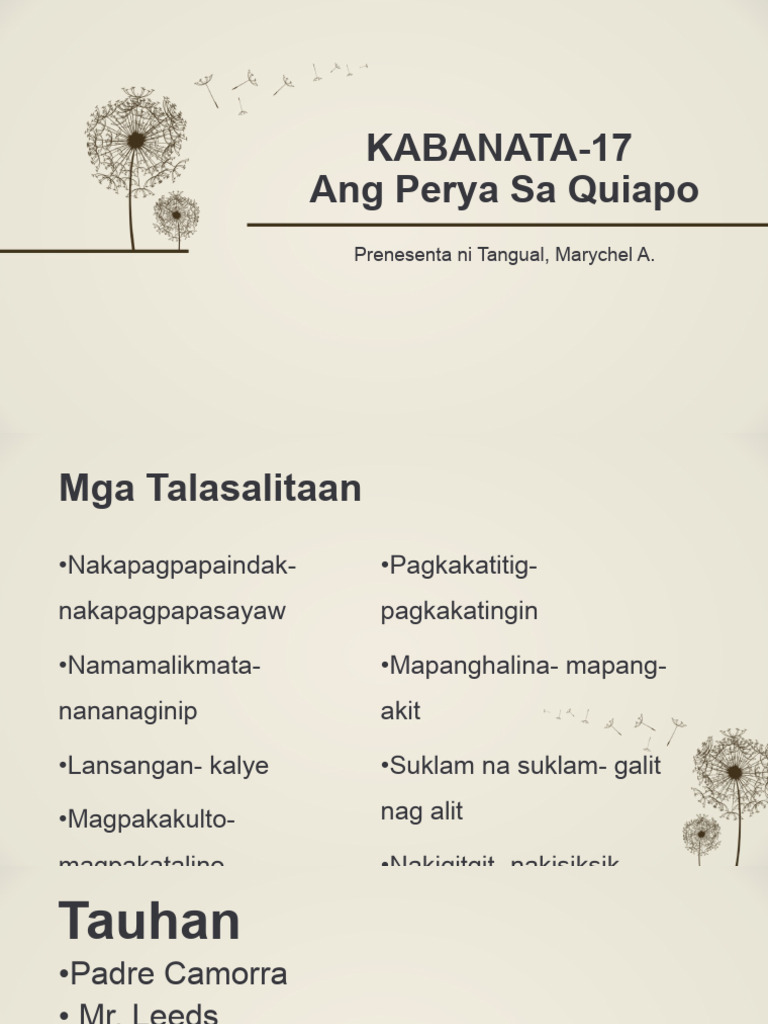 Kabanata 17 Wps Office | PDF