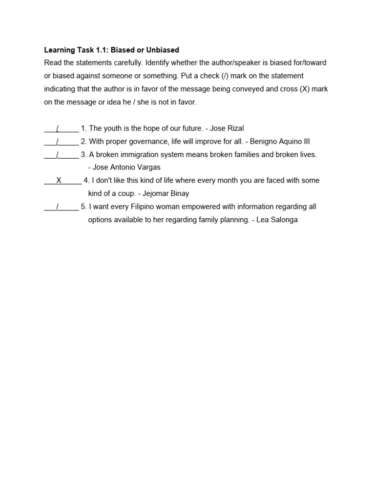 Q3 Learning Task 1.1 | PDF