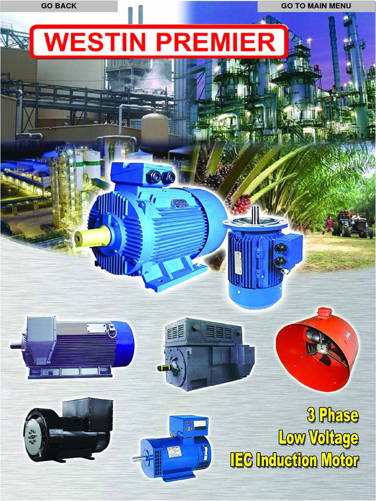 Westin Premier Electric Motor | PDF | Electricity | Power (Physics)
