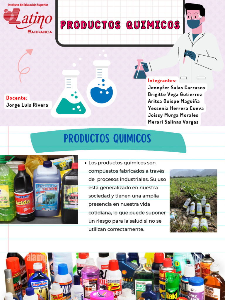 Productos Químicos | PDF | Blanqueador | Química