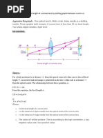B Experiment 1 - Focal Length of Convex Lens | PDF | Optics | Applied ...