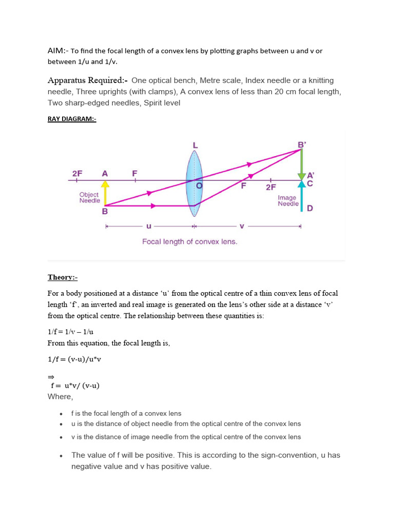 Phy 6 Prac Pdf Optics Cartesian Coordinate System 