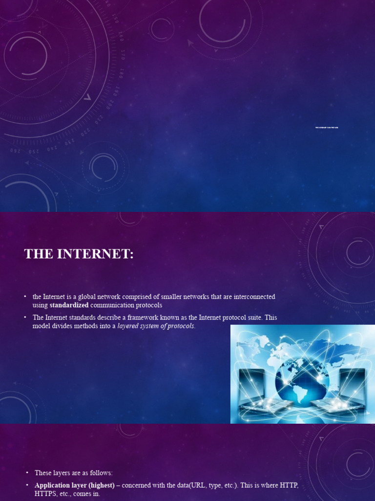 The Internet and The Web | PDF | World Wide Web | Internet & Web