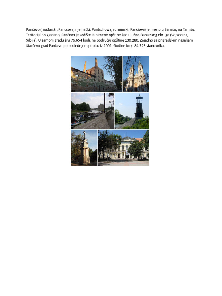 Pancevo | PDF