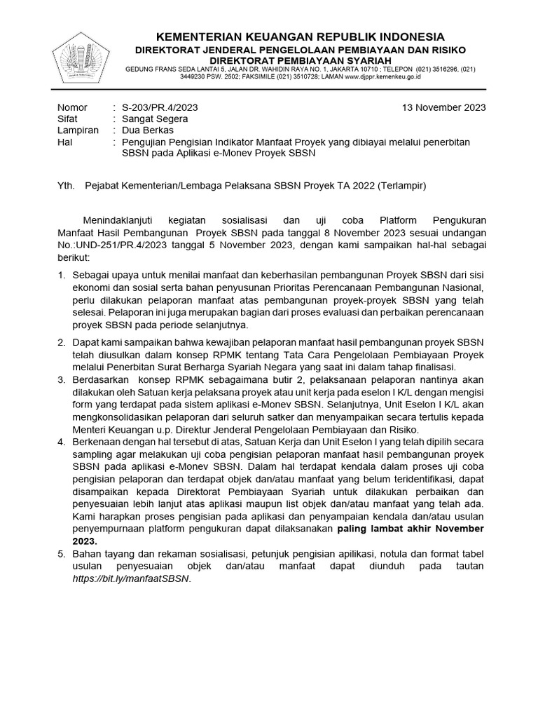 Pengujian Aplikasi e-Monev Proyek SBSN | PDF