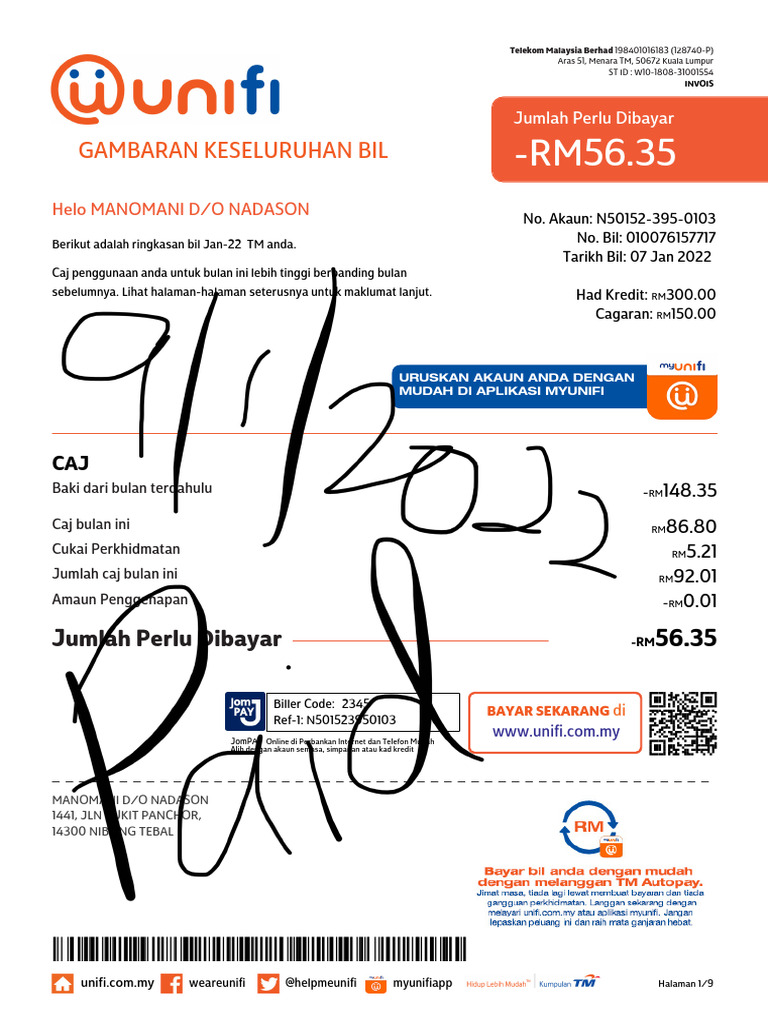 Gambaran Keseluruhan Bil: Jtxqmk5Ecrggxci9Rmfc9Xcvxmvciw5Ugcrbimk5Eq Rivbmpj FRV | PDF