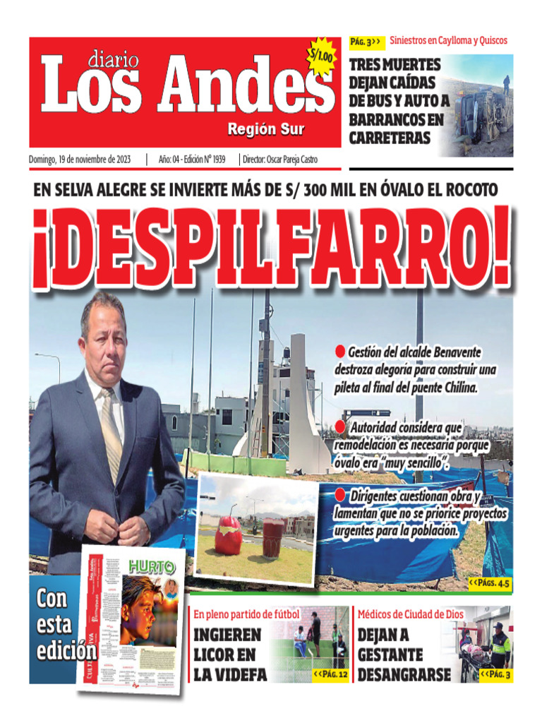 Diario Los Andes Region Sur Edición 1939 | PDF