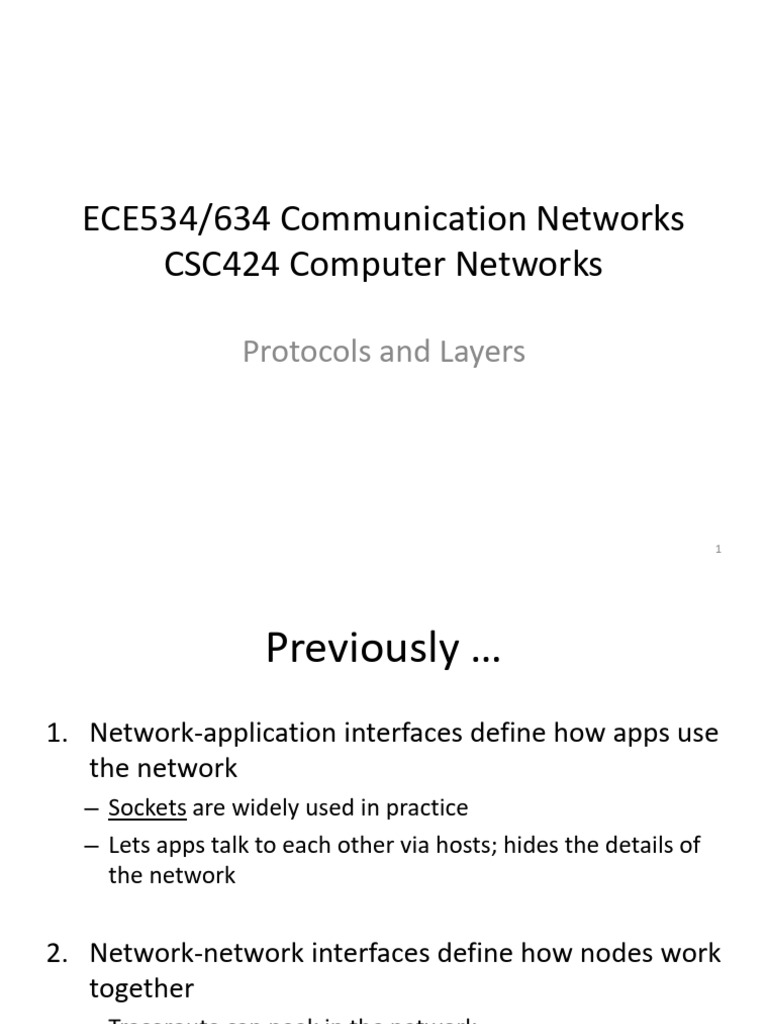 Lecture 3 | PDF | Internet Protocol Suite | Transmission Control Protocol Lecture 3 | PDF | Internet Protocol Suite | Transmission Control Protocol