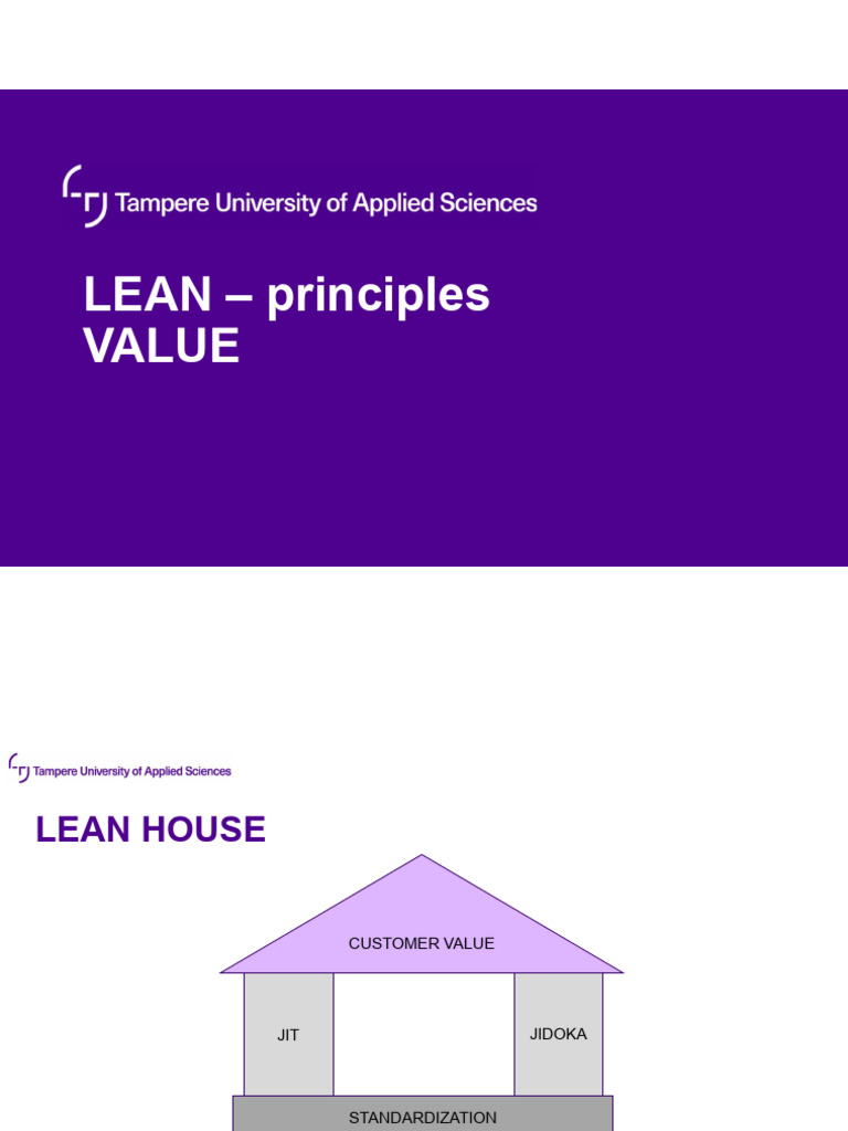 Lean Principles - Value | PDF | Lean Manufacturing | Transport