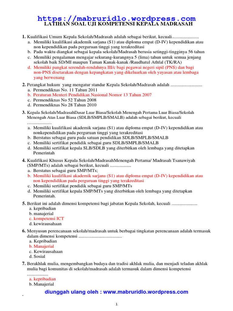 Contoh Soal AKK-Mad ........................ | PDF | Karier & Perkembangan | Bisnis