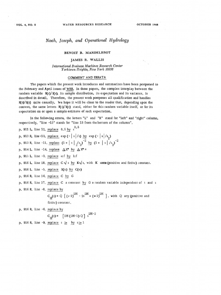 Coeficiente de Hurst | PDF | Normal Distribution | Frequency