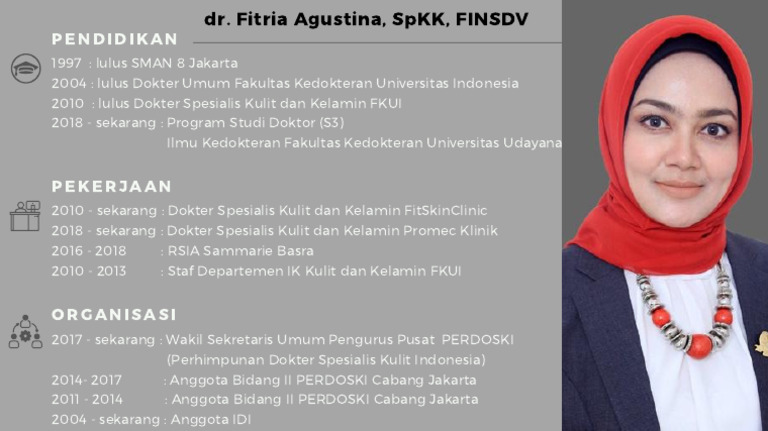 Profil Dr. Fitria Agustina, SpKK | PDF