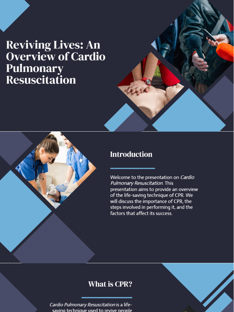 Reviving Lives: An Overview of Cardio Pulmonary Resuscitation Reviving ...