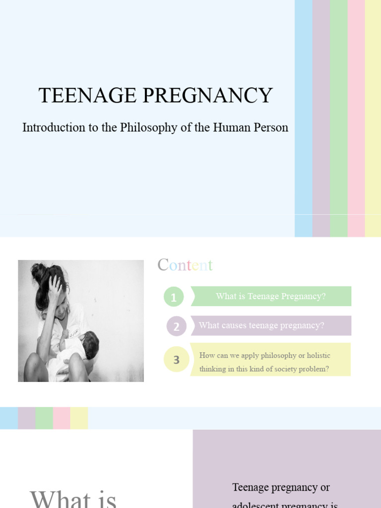 Teenage Pregnancy | PDF | Teenage Pregnancy | Page Layout