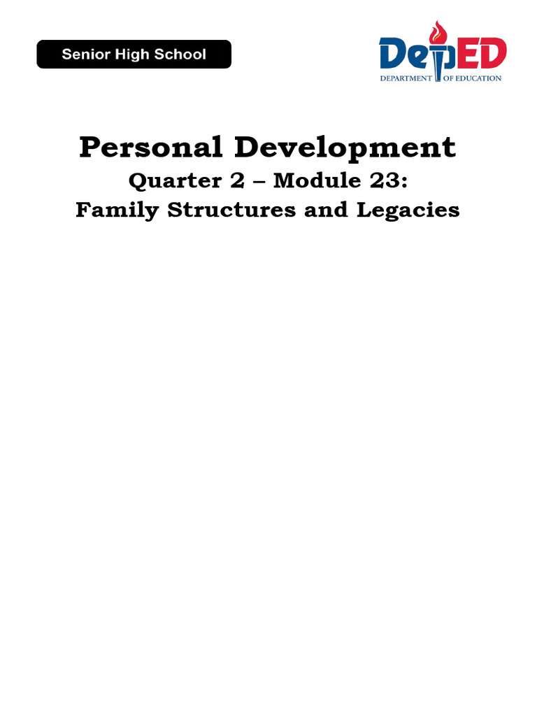 Q2 Perdev Module 7 | PDF | Family | Parent