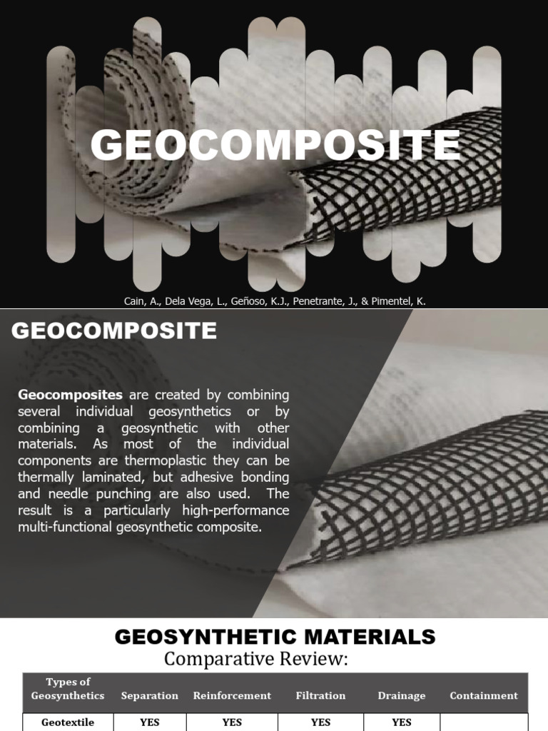 Geocomposite | PDF | Materials | Physical Sciences