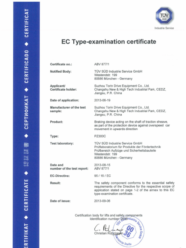 Up Overspeed Protection | PDF