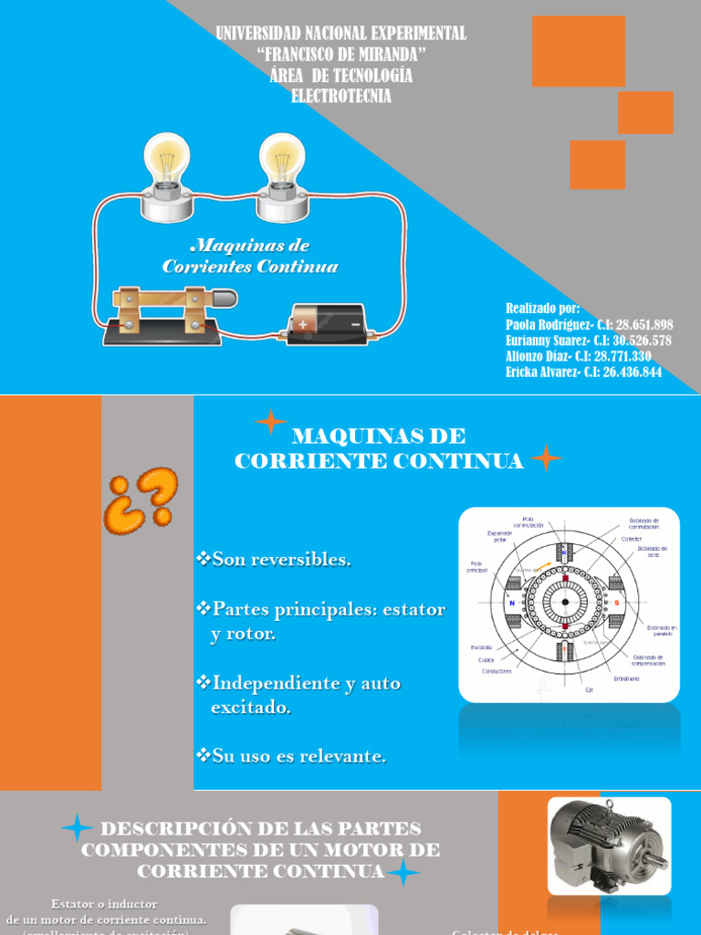 MAQUINAS DE CC | PDF | Inductor | Motor eléctrico