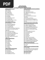 UP Quota Courses | PDF | Bachelor Of Science | Bachelor's Degree