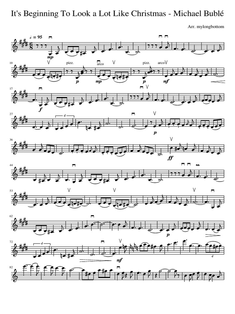 03 Its Beginning To Look A Lot Like Christmas - Michael Buble | PDF