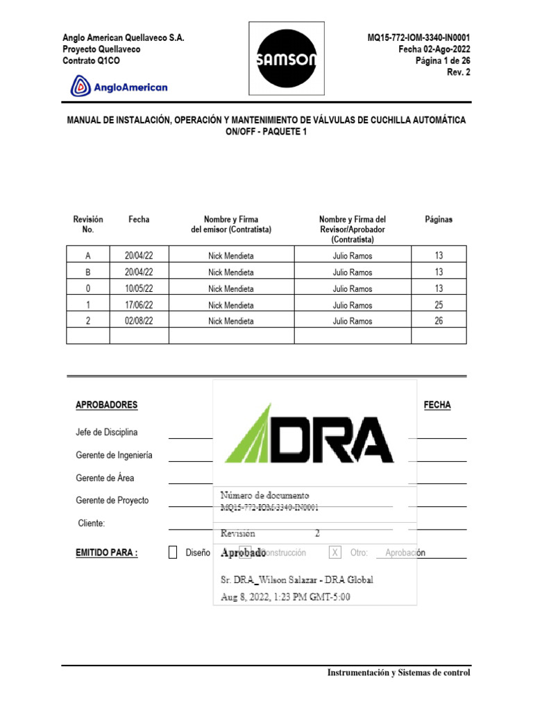 MQ15 772 Iom 3340 In0001 - 2 | PDF | Tecnología