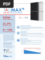 Datasheet OSDA SOLAR ODA585-36V-MH | PDF | Photovoltaics | Electric Power
