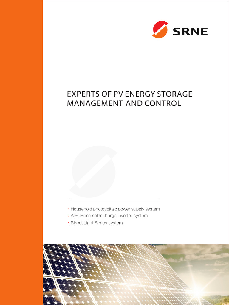SRNE Catalog of Solar Charge Controller For LED Light | PDF | Energy ...