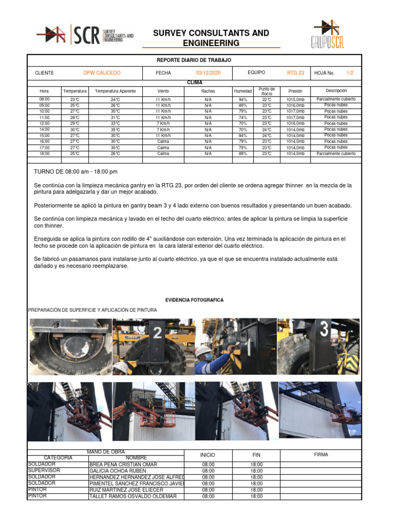 Reporte Diario 03-12-2020 RTG 23 | PDF | Geografía Física