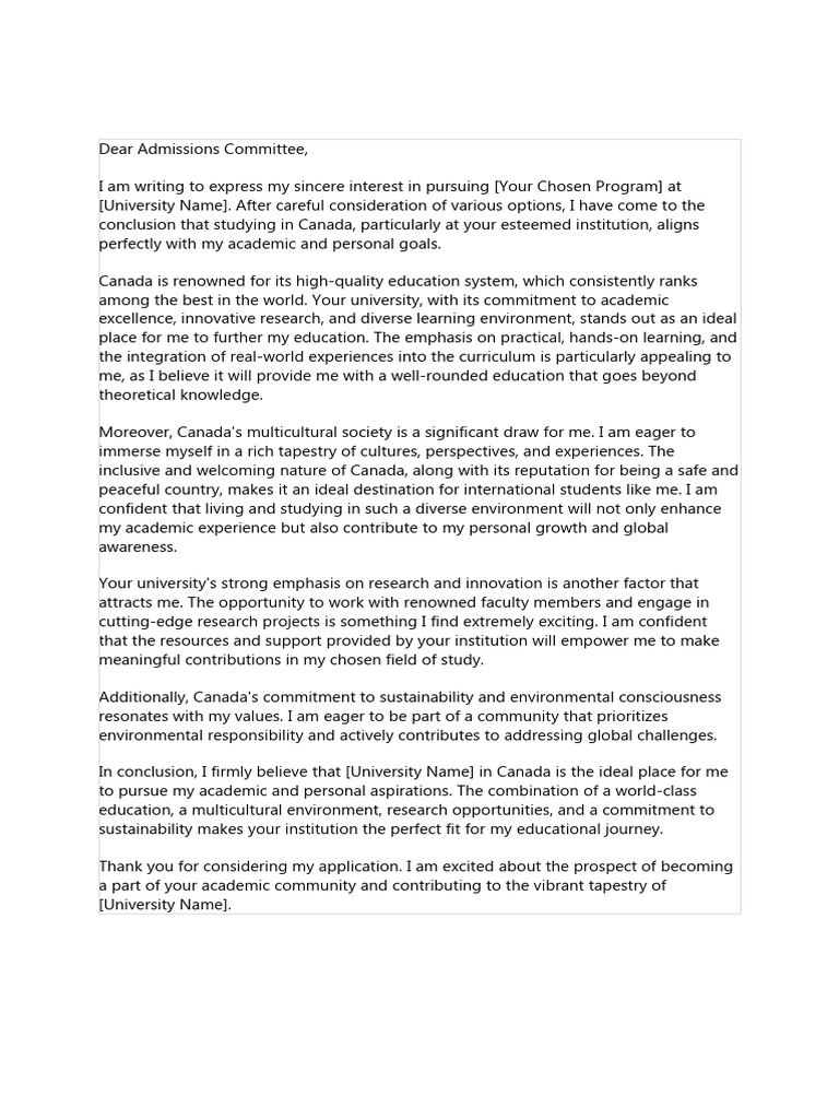 Dear Admissions Committee 1 | PDF | Sustainability | Learning