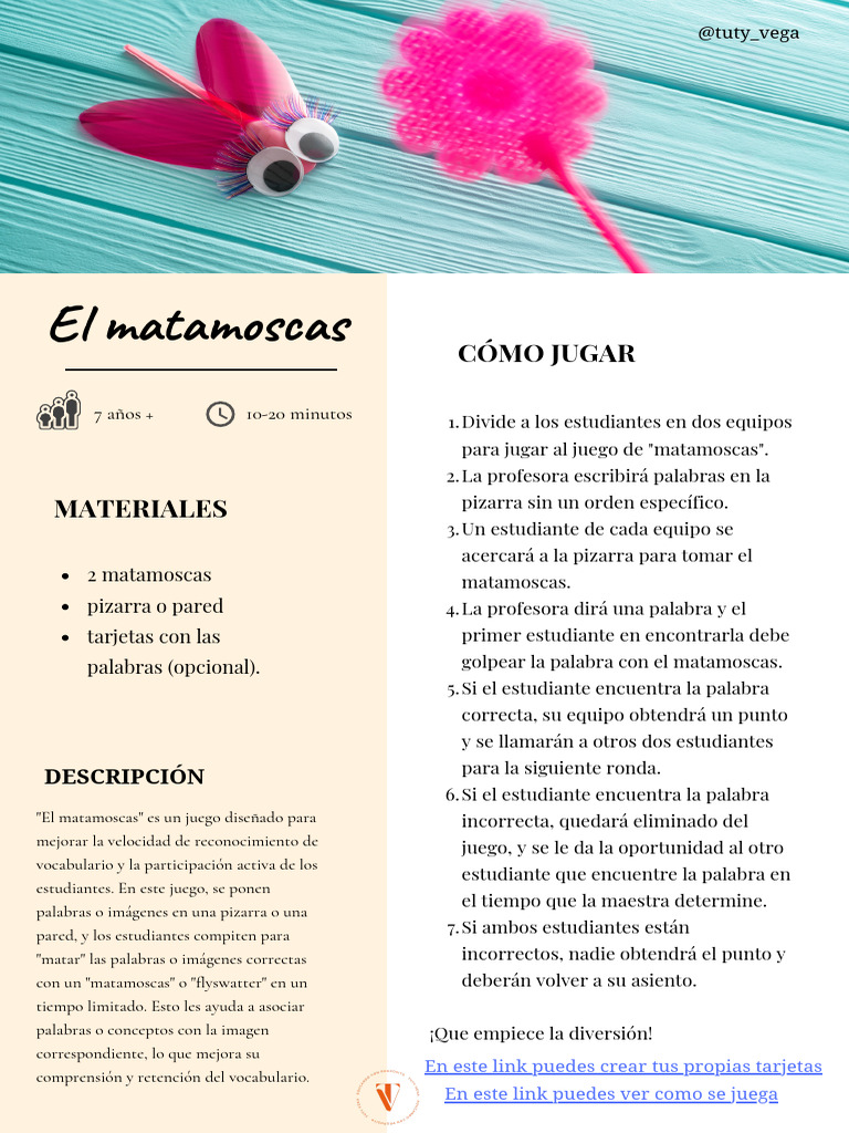 El Matamoscas Game | PDF
