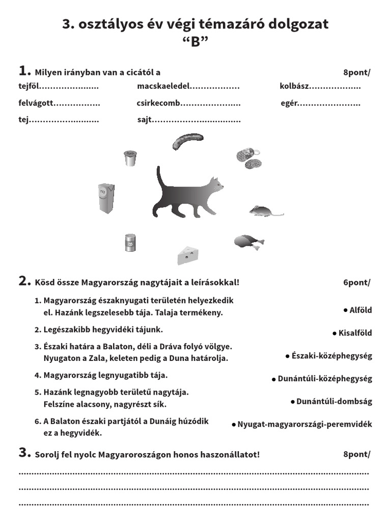 3.oszt Ev Vegi B Jav | PDF