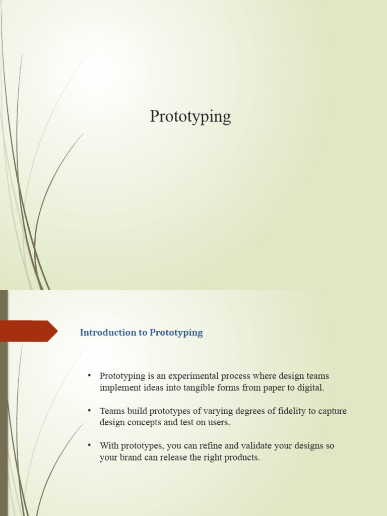 Prototyping | PDF | Hypothesis | Null Hypothesis