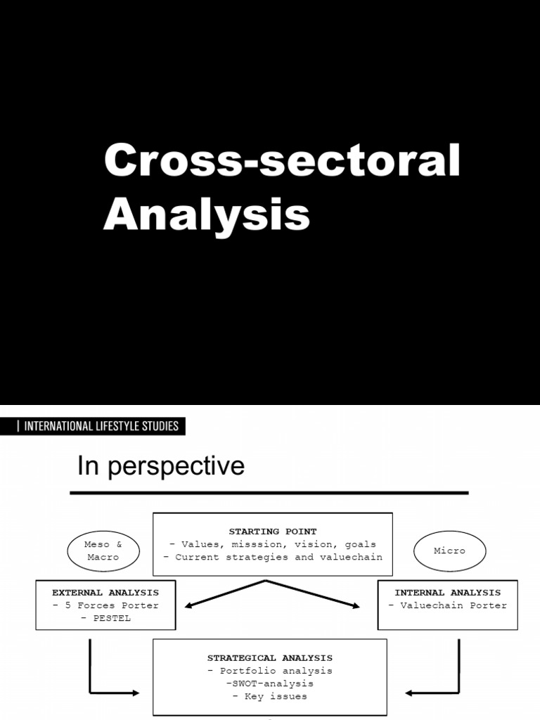 Cross-Sectoral Analysis | PDF