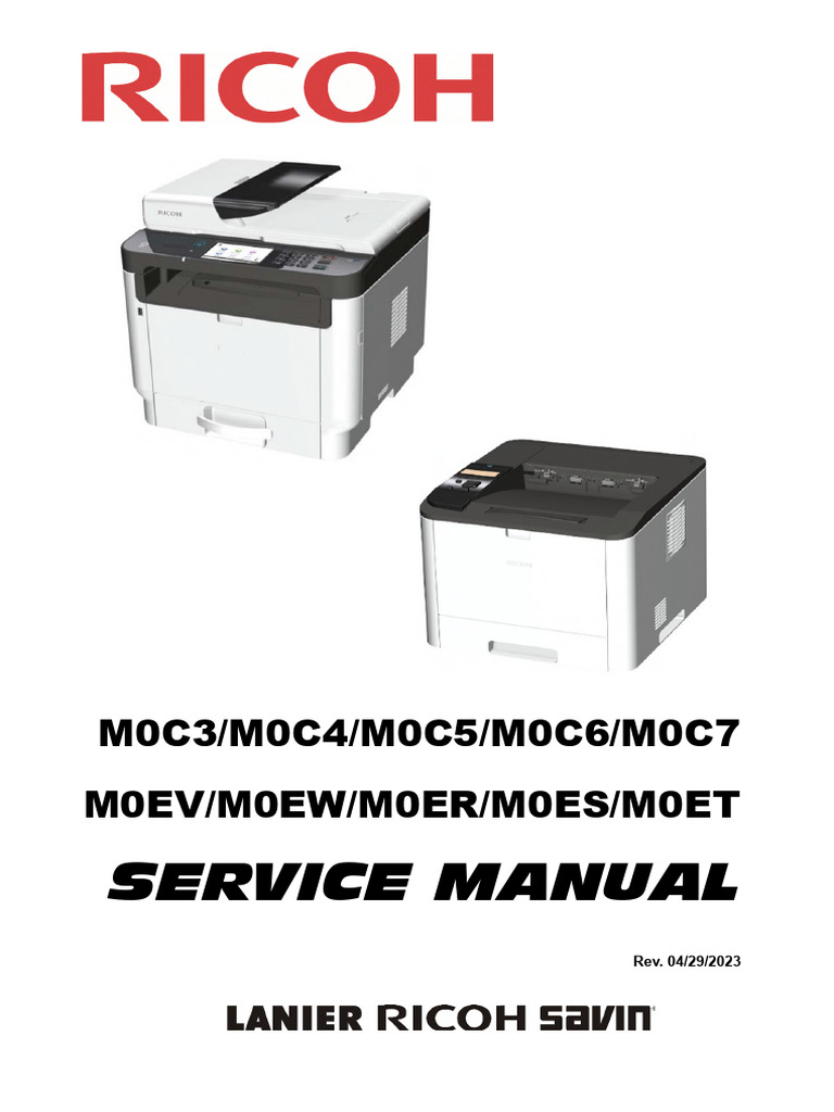 Service Manual: M0C3/M0C4/M0C5/M0C6/M0C7 M0EV/M0EW/M0ER/M0ES/M0ET | PDF ...