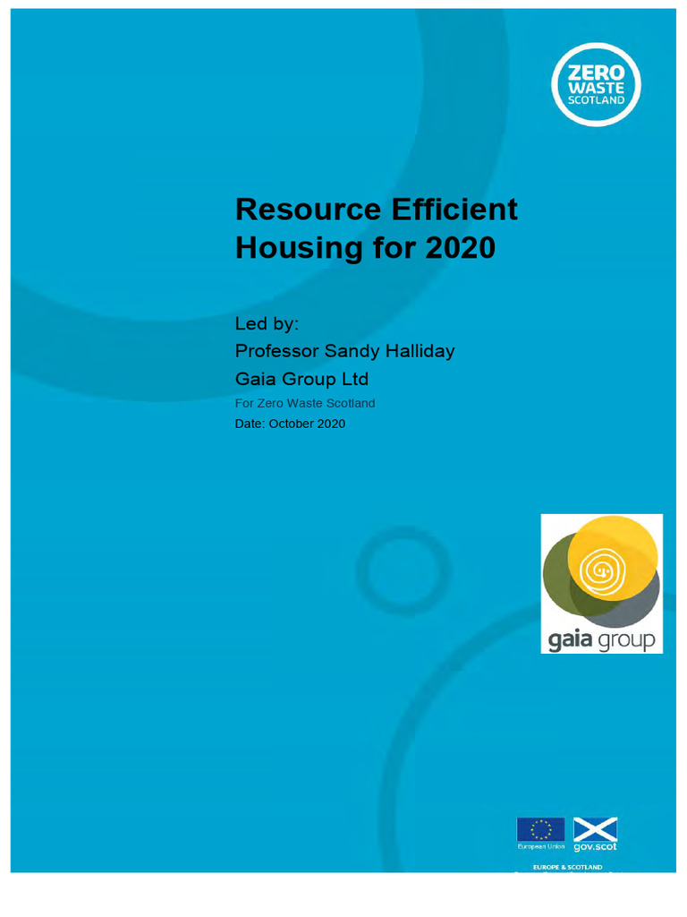 Resource Efficient Housing | PDF | Recycling | Waste Resource Efficient Housing | PDF | Recycling | Waste